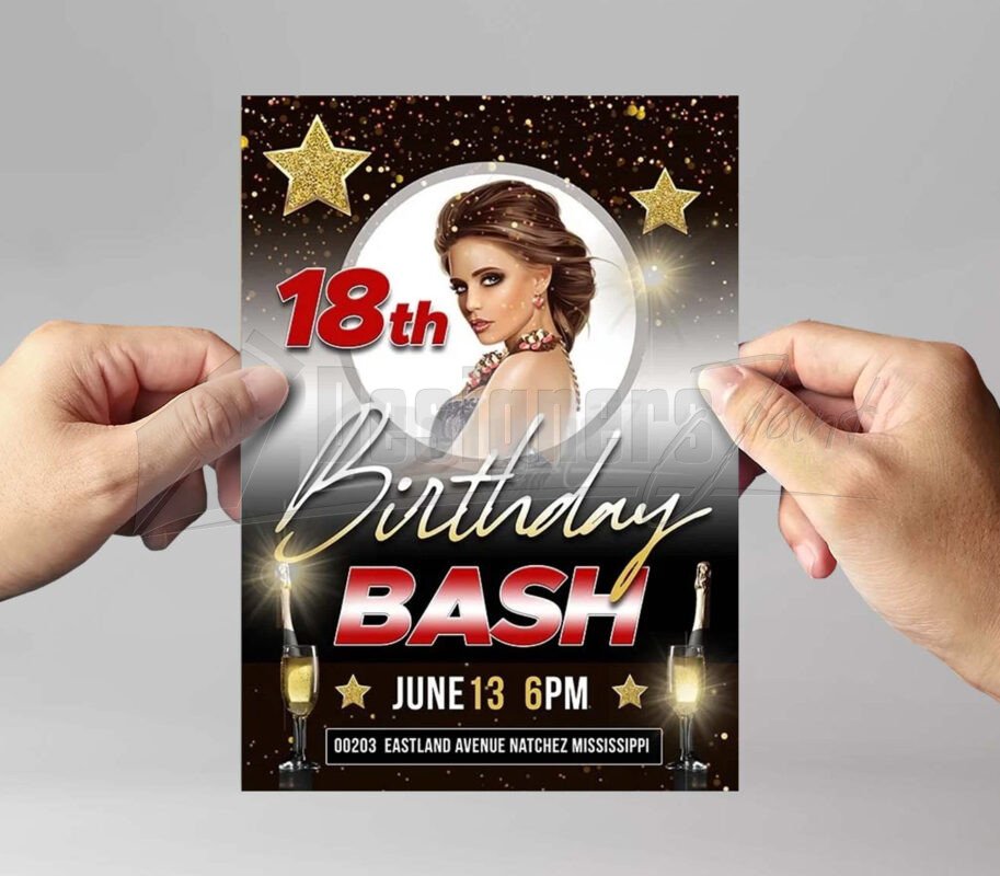 Birthday Celebration Flyer Template | DesignersJoint.Com