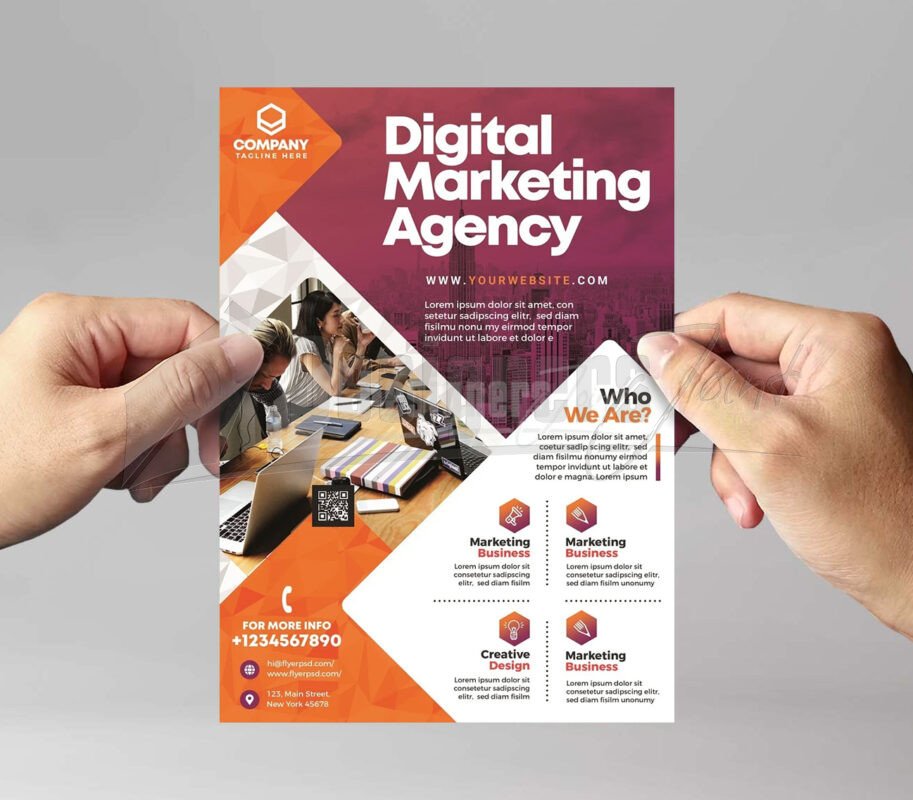 Business Marketing Flyer PSD Template | DesignersJoint.Com