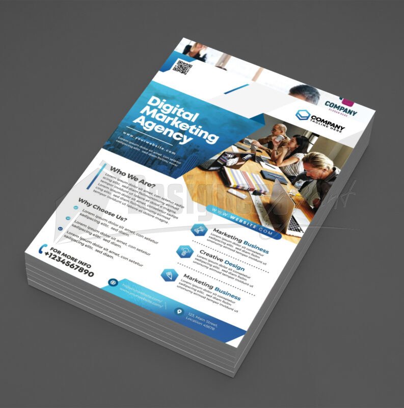 Corporate Business Promotion Flyer PSD Template | DesignersJoint.Com