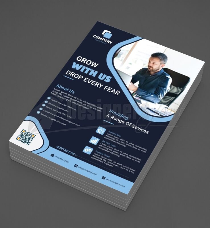 Business Promotion Flyer EPS Template | DesignersJoint.Com