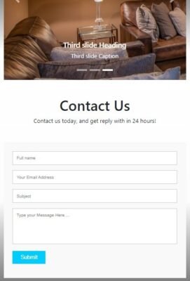 Dreamweaver Contact Form With Validation - HTML | CSS | PHP | DesignersJoint.Com