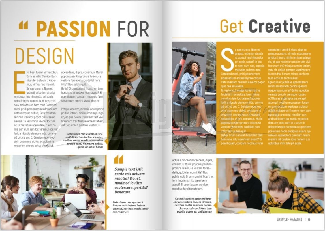 40 Page Multipurpose InDesign Magazine Template | DesignersJoint.Com