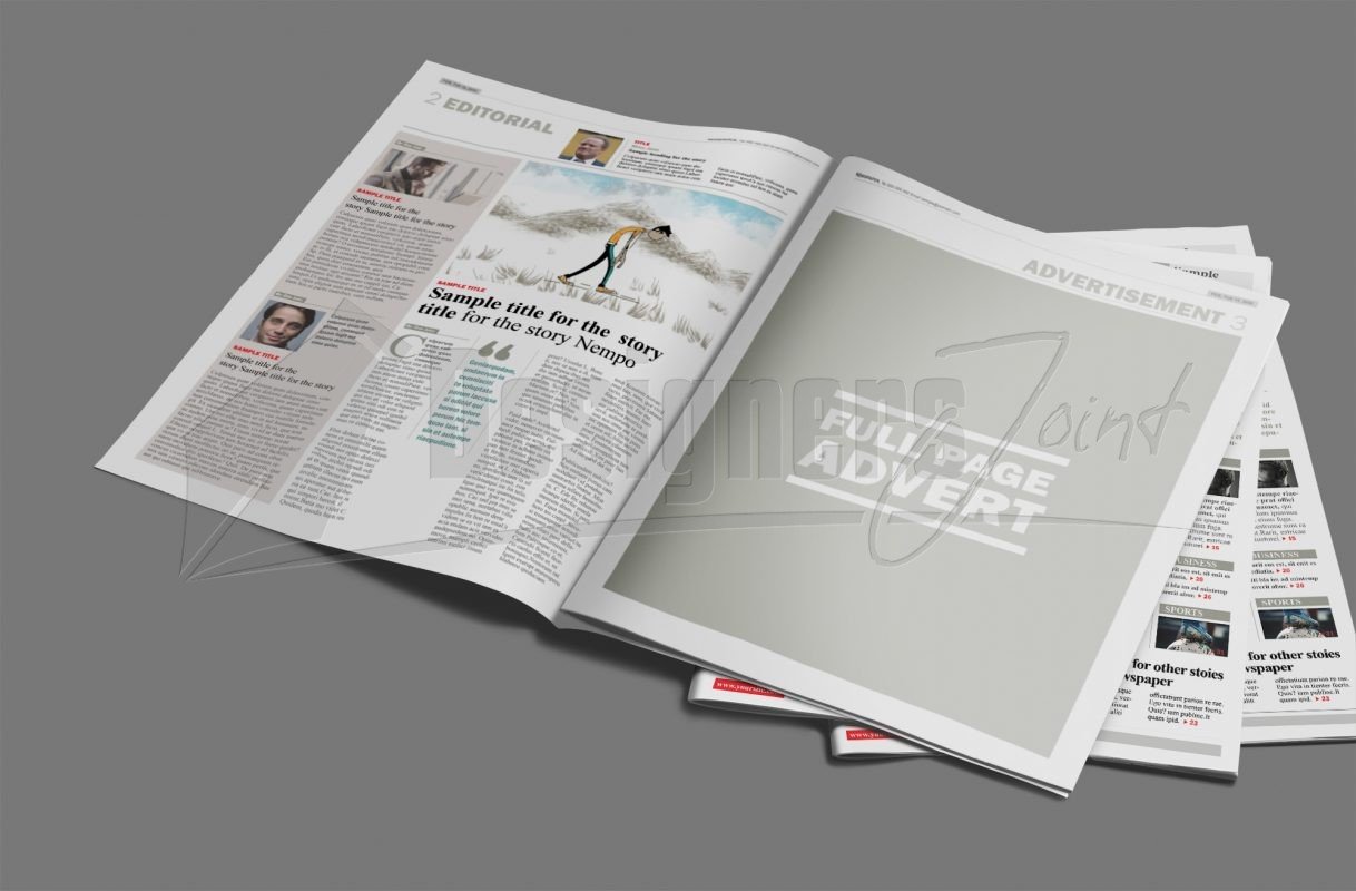 Best InDesign Newspaper Template 32 Pages - Professional & Easy to Edit
