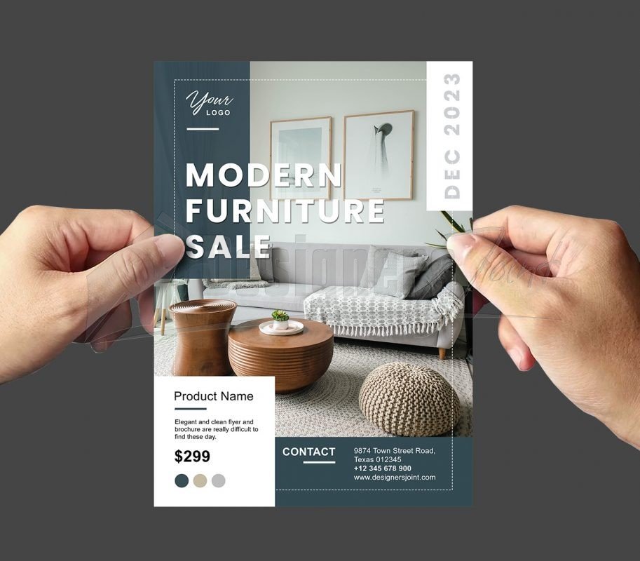 Interior Design or Furniture Sale Flyer PSD Template | DesignersJoint.Com