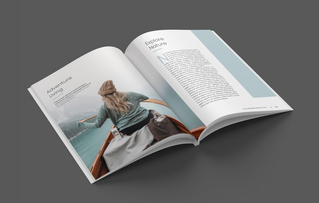 Best 32 Page Neat InDesign Lifestyle Magazine Template | DesignersJoint.Com