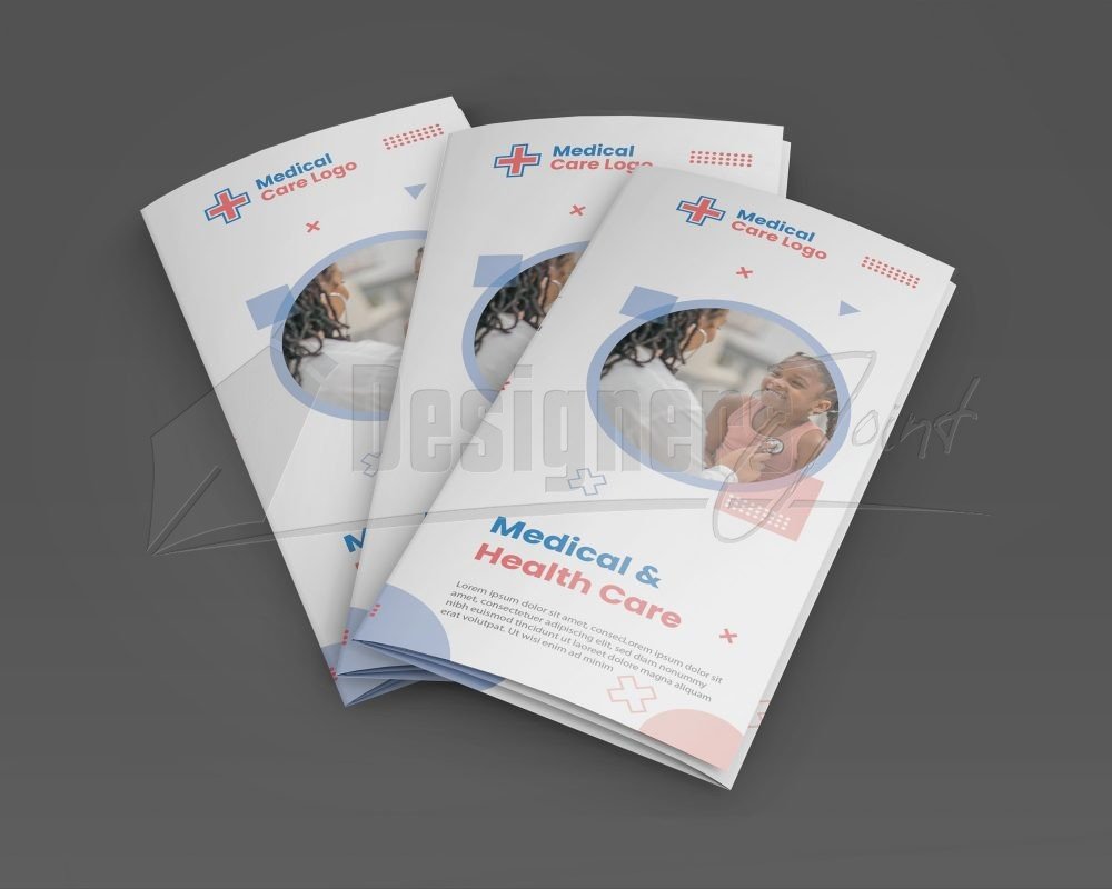 Medical & Health Care Tri-Fold Brochure Template | DesignersJoint.Com