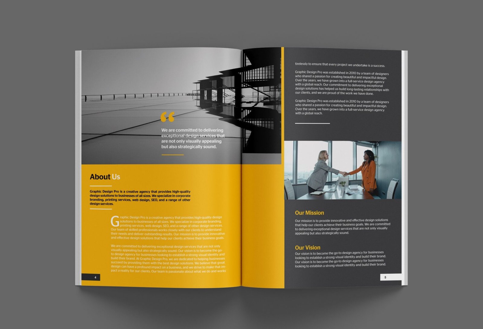 16 Page InDesign Company Profile Template | DesignersJoint.Com