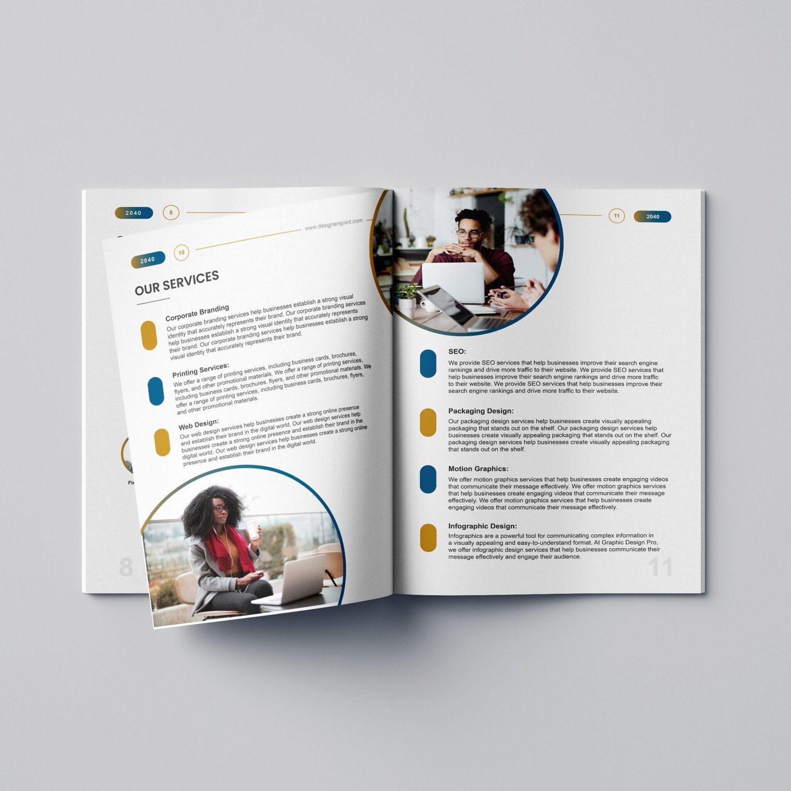 16 Page InDesign Company Profile Template | DesignersJoint.Com