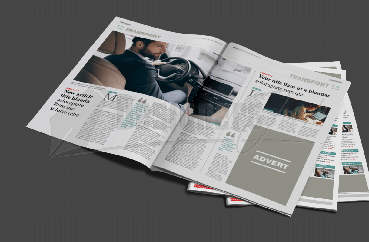 2026 Best CorelDRAW Newspaper Template - Sleek & Professional