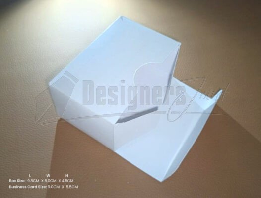 100PCS Business Card Box Template - Top Opening Design | DesignersJoint.Com