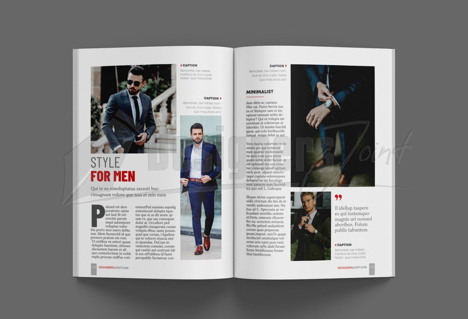 2025 Best CorelDRAW Magazine Template - Sleek & Professional