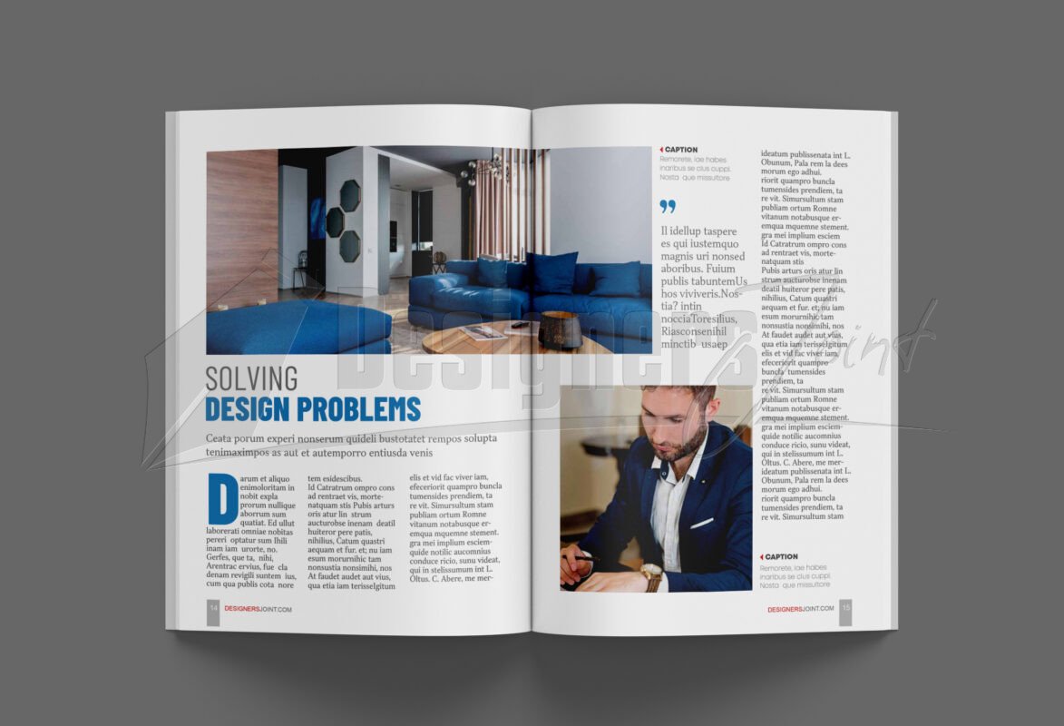 2025 Best CorelDRAW Magazine Template - Sleek & Professional