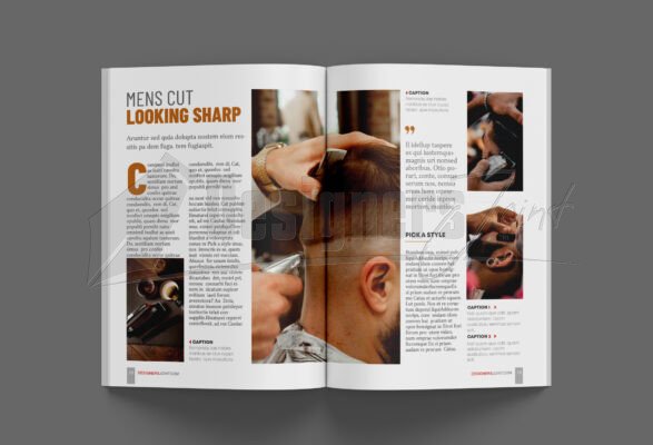 2025 Best CorelDRAW Magazine Template - Sleek & Professional