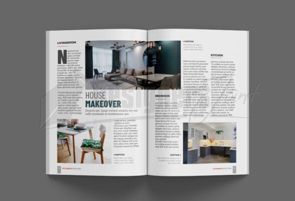 2025 Best CorelDRAW Magazine Template - Sleek & Professional