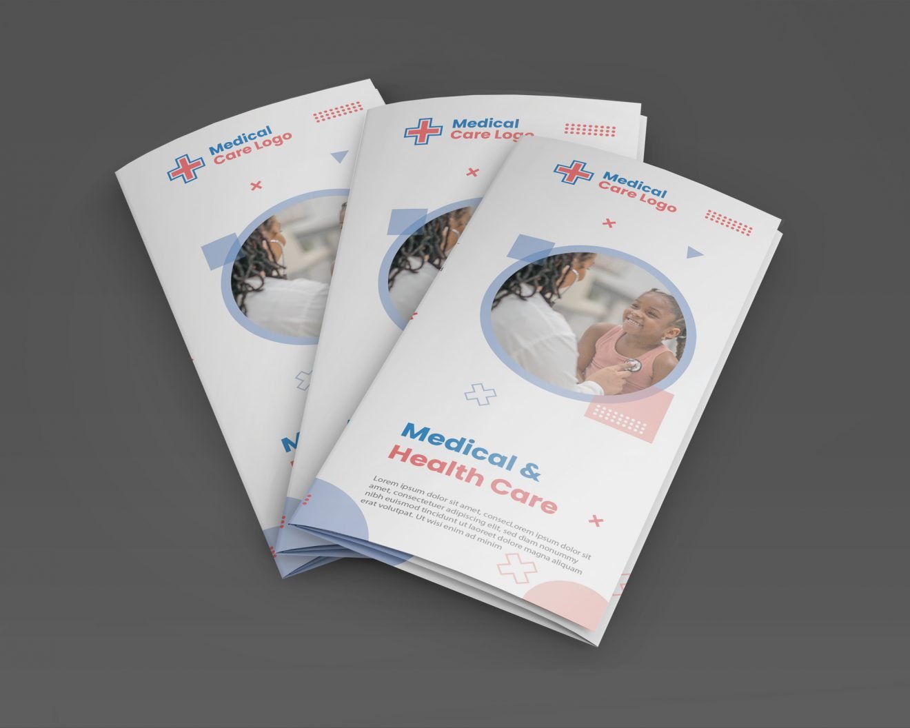 Medical & Health Care Tri-Fold Brochure Template | DesignersJoint.Com