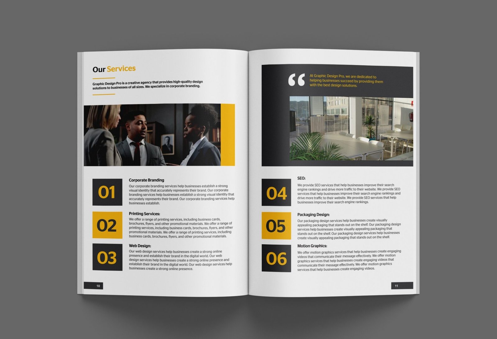 16 Page InDesign Company Profile Template | DesignersJoint.Com