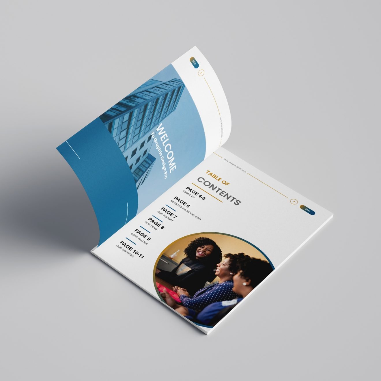 16 Page InDesign Company Profile Template | DesignersJoint.Com